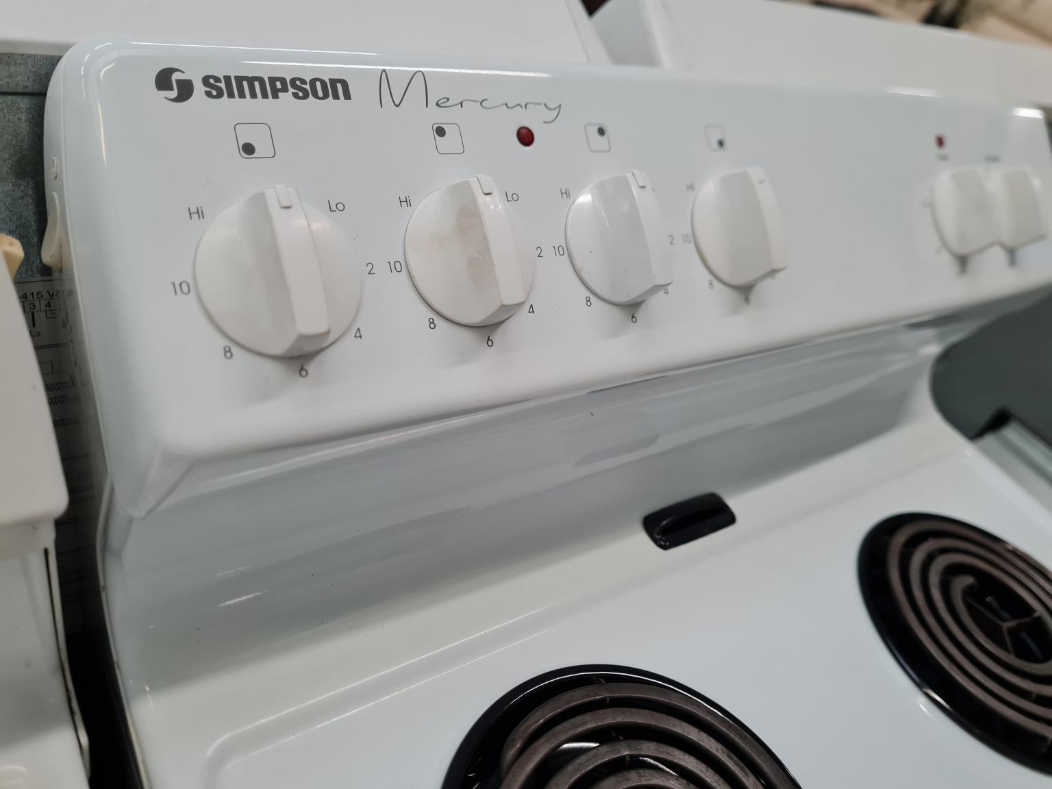Simpson Mercury Ringtop Stove - Shop Zone