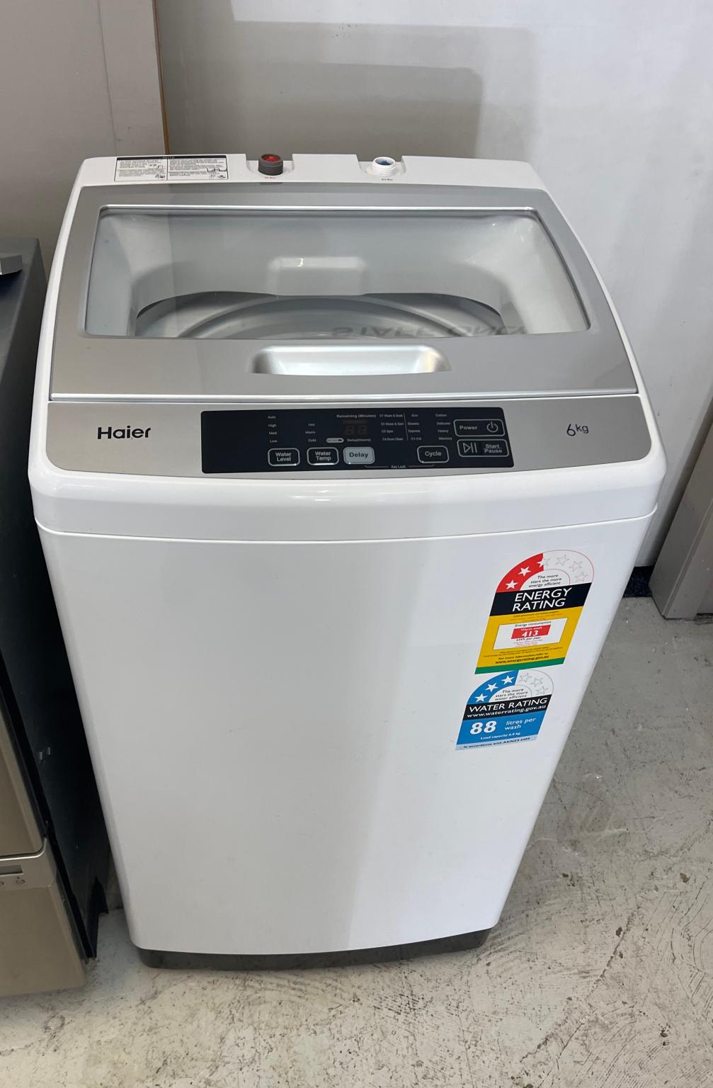 Haier 6kg Top Load Washing Machine HWT60FVW3 - Shop Zone